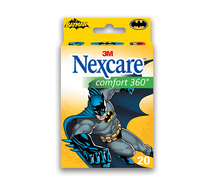 3M Nexcare Batman Comfort Tattoo Bandages -20 4034 | Uae.Jazp.com
