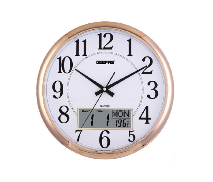 Buy Geepas GWC4802 Wall Clock Taiwan Moveme6130 Price in Oman