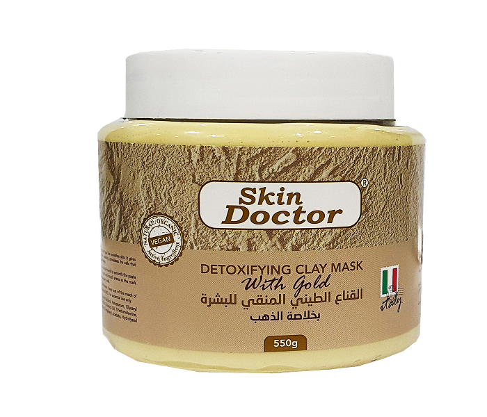 Skin Doctor 550ml Gold Detoxifying Clay76015 | Uae.Jazp.com