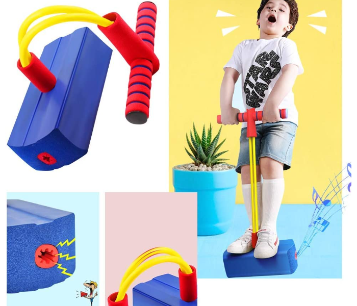Fun Children Crazy Rubber Jumping Stilts Foam99929 | Uae.Jazp.com