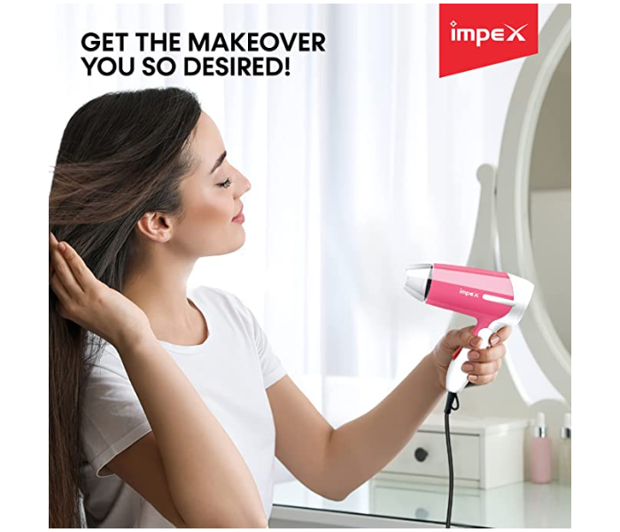 Impex HD-1K2 Foldable Handle Hair Dryer - 119943 | saudi.jazp.com