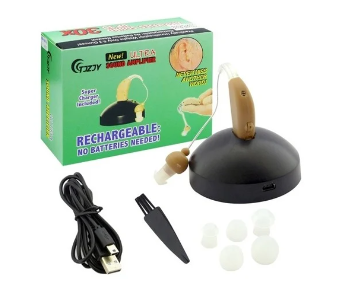 Rechargeable Ultra Sound Amplifier Hearing A120827 | Uae.Jazp.com