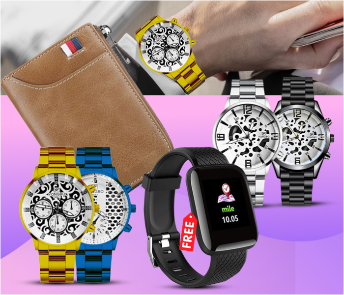 Set Of 2 Classic Edition Mens Analog Watch128252 | saudi.jazp.com