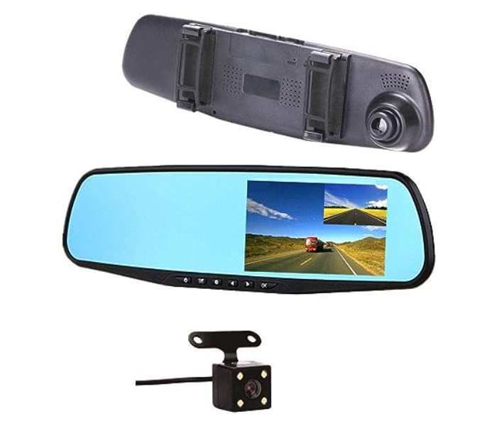 Buy Vehicle Blackbox DVR Car Mirror Camer133368 Price in Oman