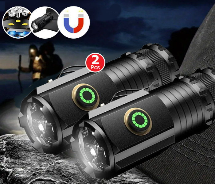 Bundle 2 PCs Set Mini 3LED Flashlight Port138568 | saudi.jazp.com