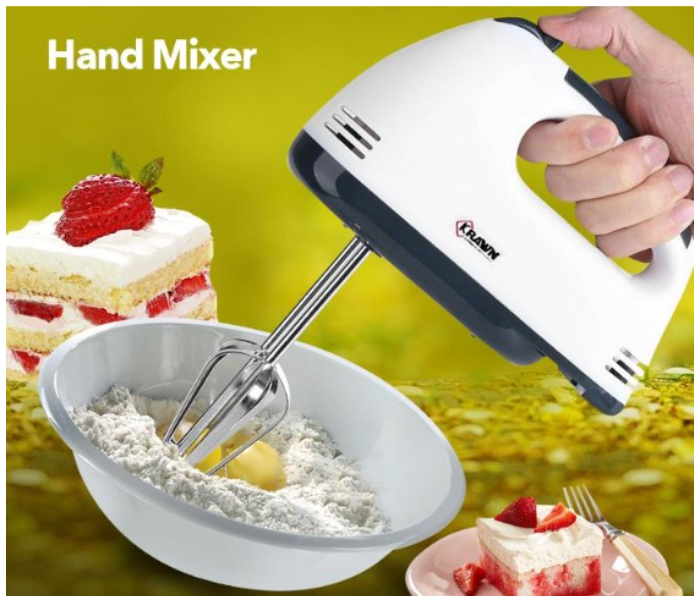 Bundle 1 PCs Set Krawn KW-49001 Hand Mixer138842 | saudi.jazp.com