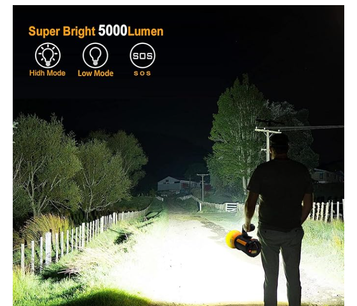 Waterproof Long Range Torch Light Multi F139216 | saudi.jazp.com