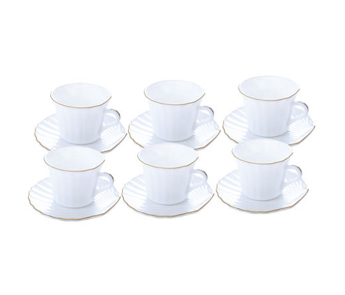 Royalford RF8313 Shell Shape Cup and Saucer wi2753 | Uae.Jazp.com