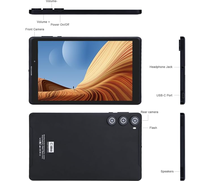 C idea 8 inch Android 12 Tablets,8GB RAM+512138899 | Uae.Jazp.com