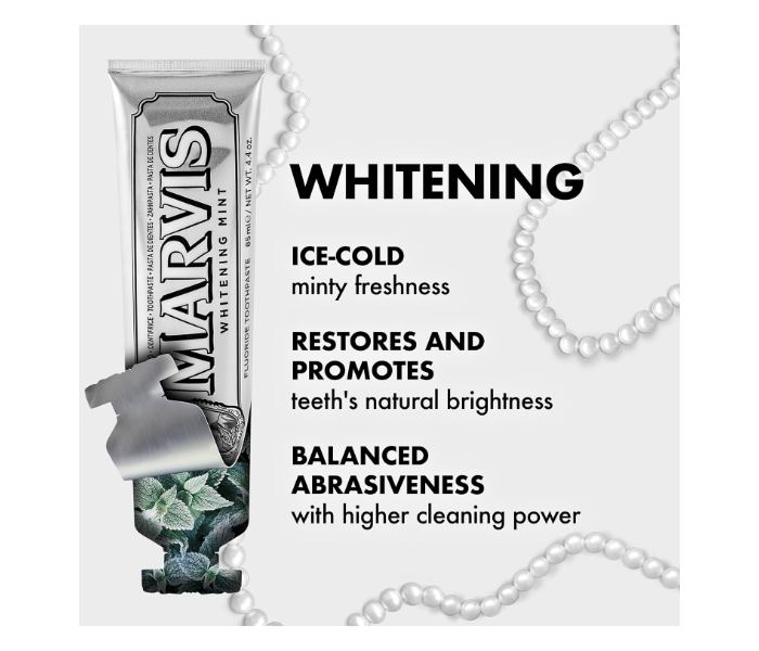 Marvis Whitening Mint Toothpaste With Xyli143108 | saudi.jazp.com