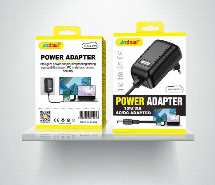 Buy Andowl Qdc12 12V 2A Power Ada7153840 Price in Qatar, Doha