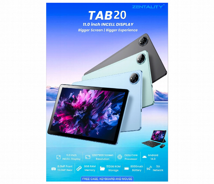 Buy Zentality Tablet Pad20 C721 87154165 Price in Qatar, Doha