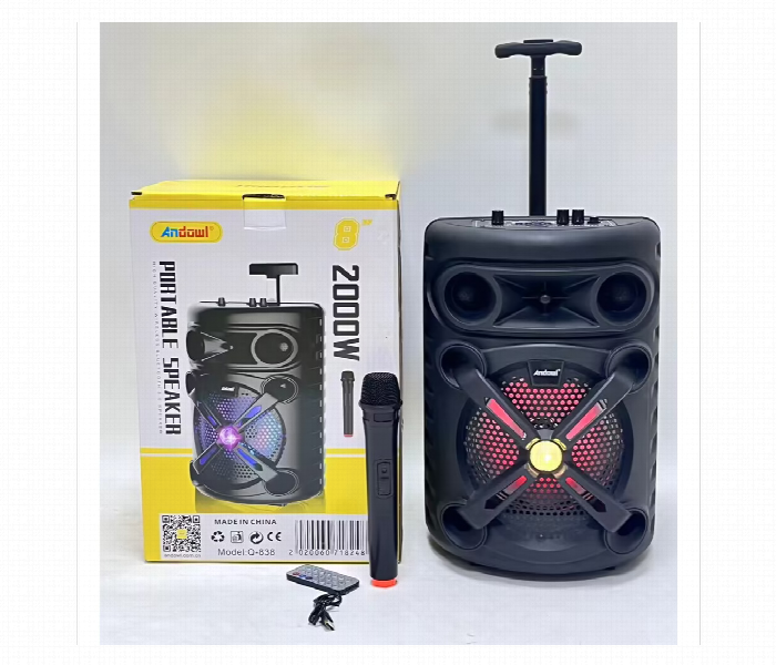 Buy Andowl Q 838 Portable Bluetoo7154259 Price in Qatar, Doha