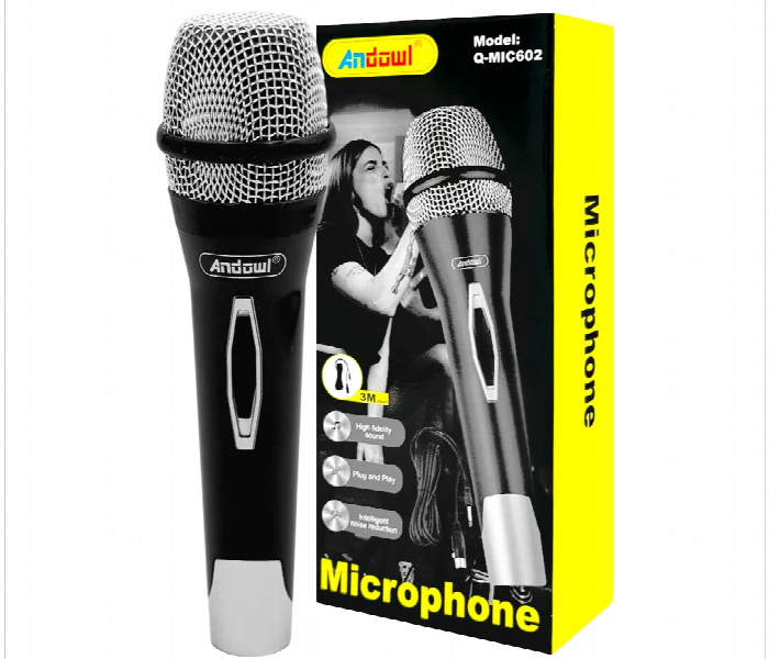 Buy Andowl Q Mic602 Wired Microph7154264 Price in Qatar, Doha