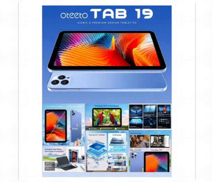 Buy Oteeto Tab 19 5G Tablet 10.1 7154380 Price in Qatar, Doha