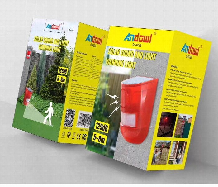 Buy Andowl Qa223 Solar Alarm Ligh7154851 Price in Qatar, Doha