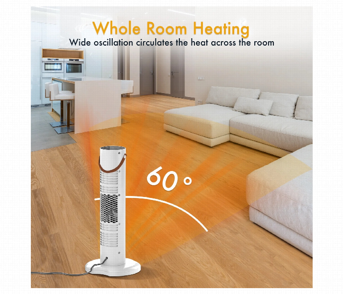 Buy Smart Tower Fan Room Heater W7158806 Price in Qatar, Doha