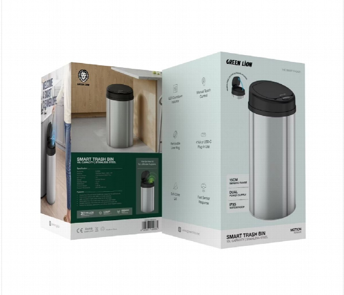 Buy Green Lion Smart Trash Bin 157158894 Price in Qatar, Doha